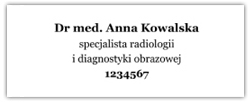 Pieczątki lekarskie – Poznań, Warszawa, Kraków, Wrocław, Gdańsk, Łódź ...